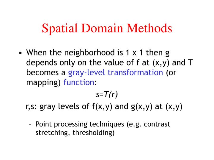 PPT - Image Enhancement PowerPoint Presentation - ID:2744497