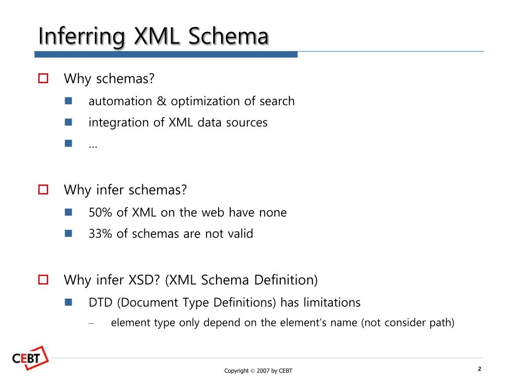 PPT - Inferring XML Schema Definitions from XML Data PowerPoint ... PPT - Inferring XML Schema Definitions from XML Data PowerPoint ...