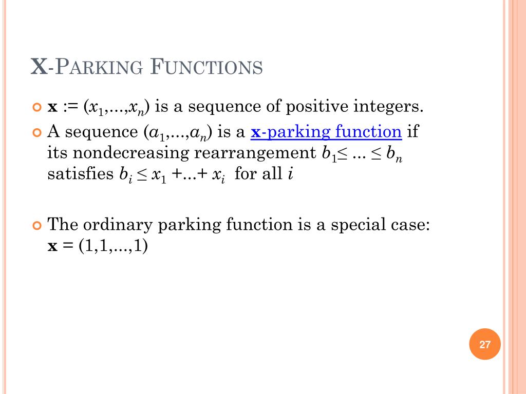 Ppt Algorithms On Parking Functions And Related Multigraphs
