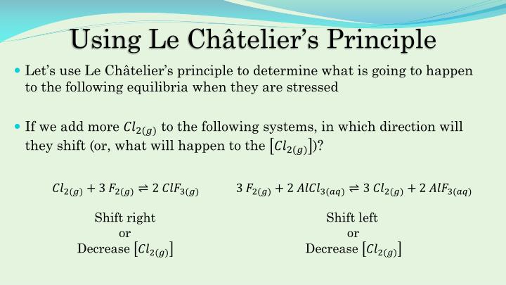 PPT - Le Châtelier’s Principle PowerPoint Presentation - ID:2745852