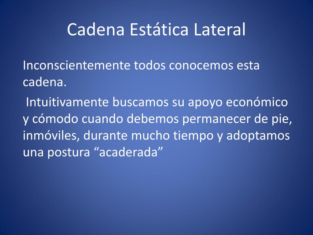 PPT - Cadenas Musculares de los Miembros Inferiores PowerPoint ...