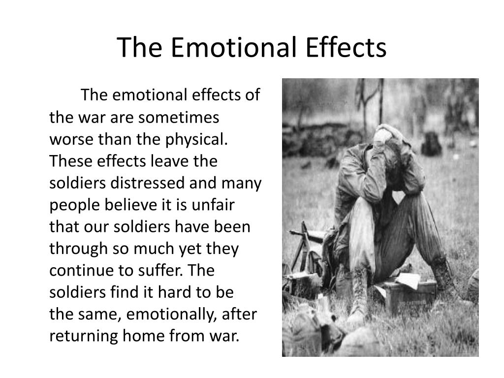 PPT - War Effects on the U.S. Soldiers PowerPoint Presentation, free ...