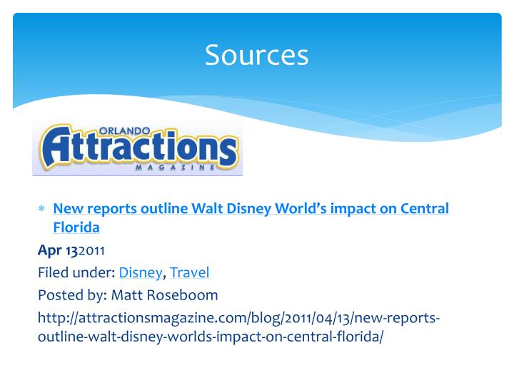 PPT - Disney World’s Impact on Florida PowerPoint Presentation - ID:2746724
