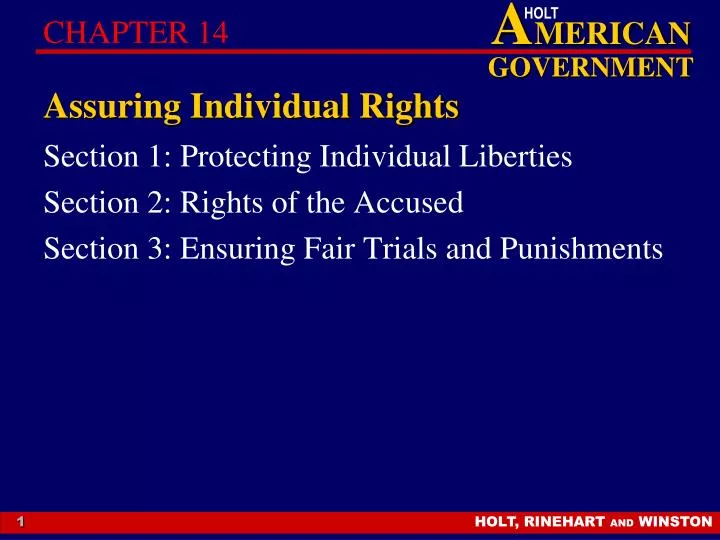 PPT - Assuring Individual Rights PowerPoint Presentation, free download ...