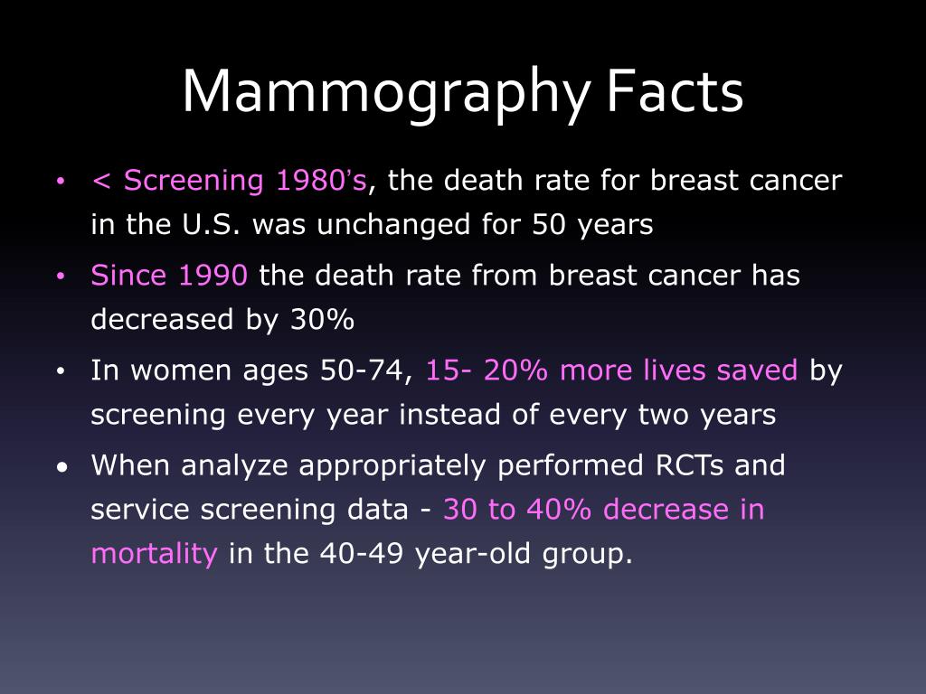 PPT - Breast Cancer Screening What’s New to Know? The Issue of Breast ...