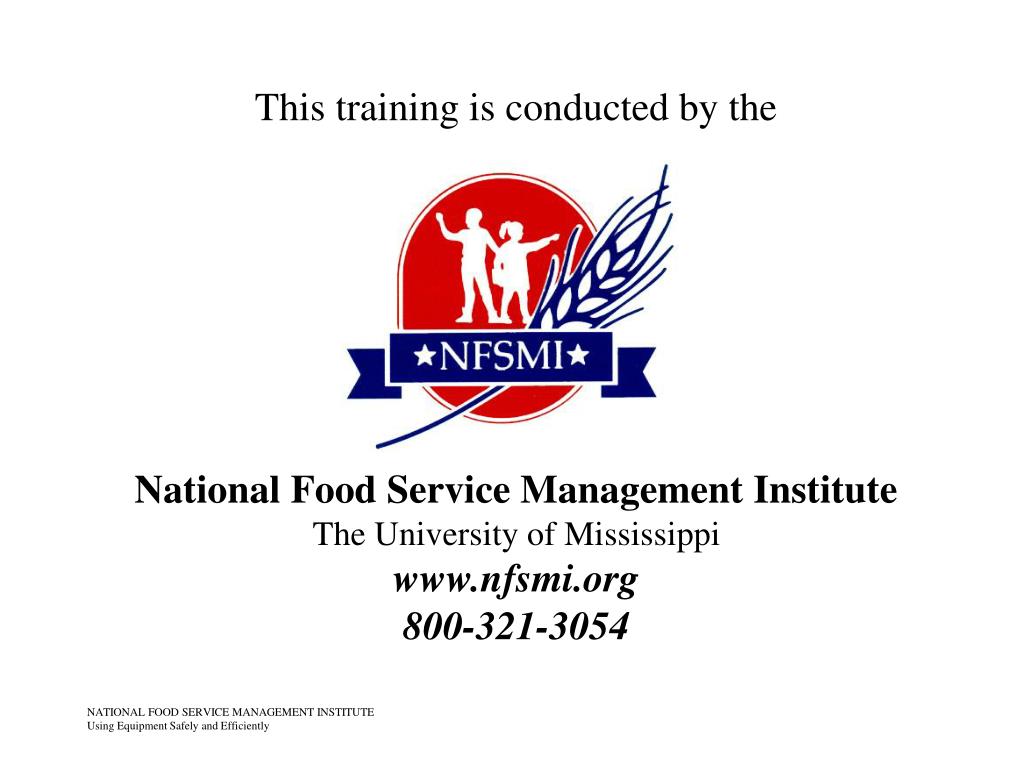 PPT - Enhancing Kitchen Efficiency and Safety: National Food Service ...