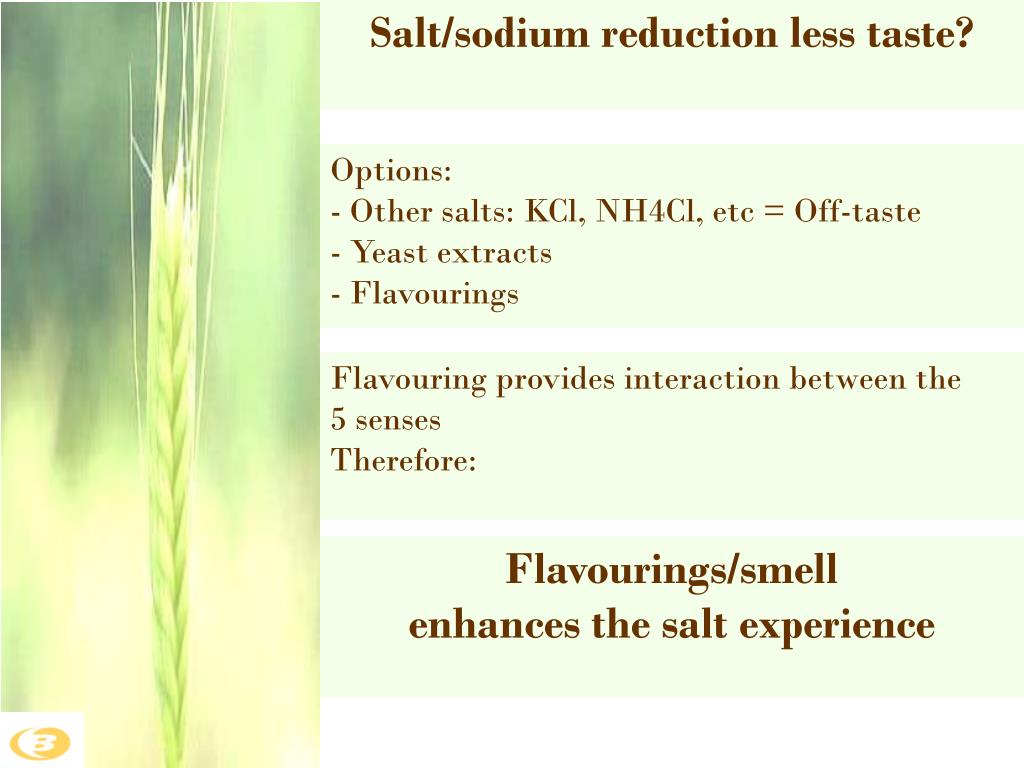 PPT - Enhancing Bread Flavours: A Guide to Smell and Taste Interactions ...