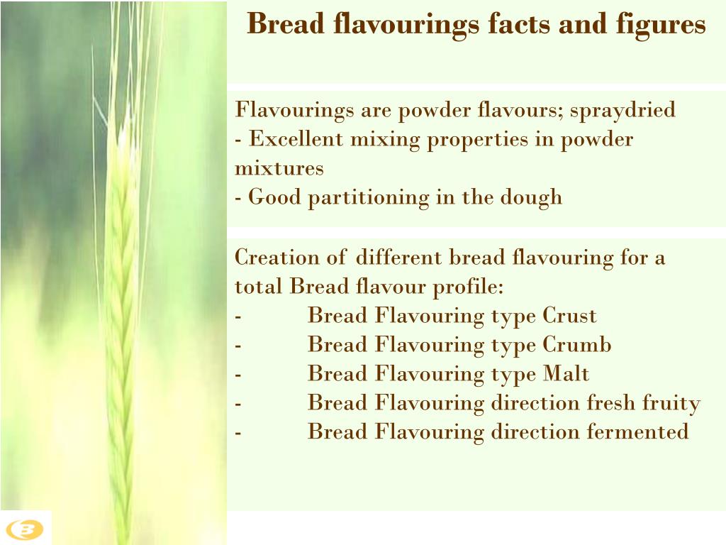 PPT - Enhancing Bread Flavours: A Guide to Smell and Taste Interactions ...