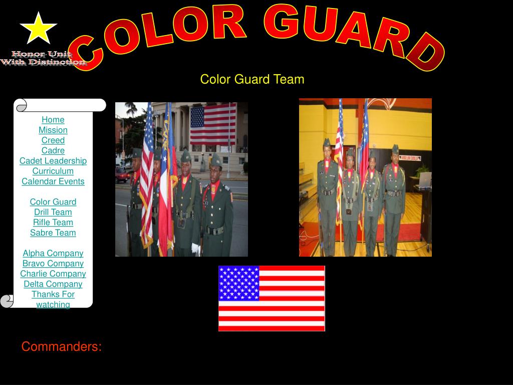 PPT - Home Mission Creed Cadre Cadet Leadership Curriculum Calendar ...