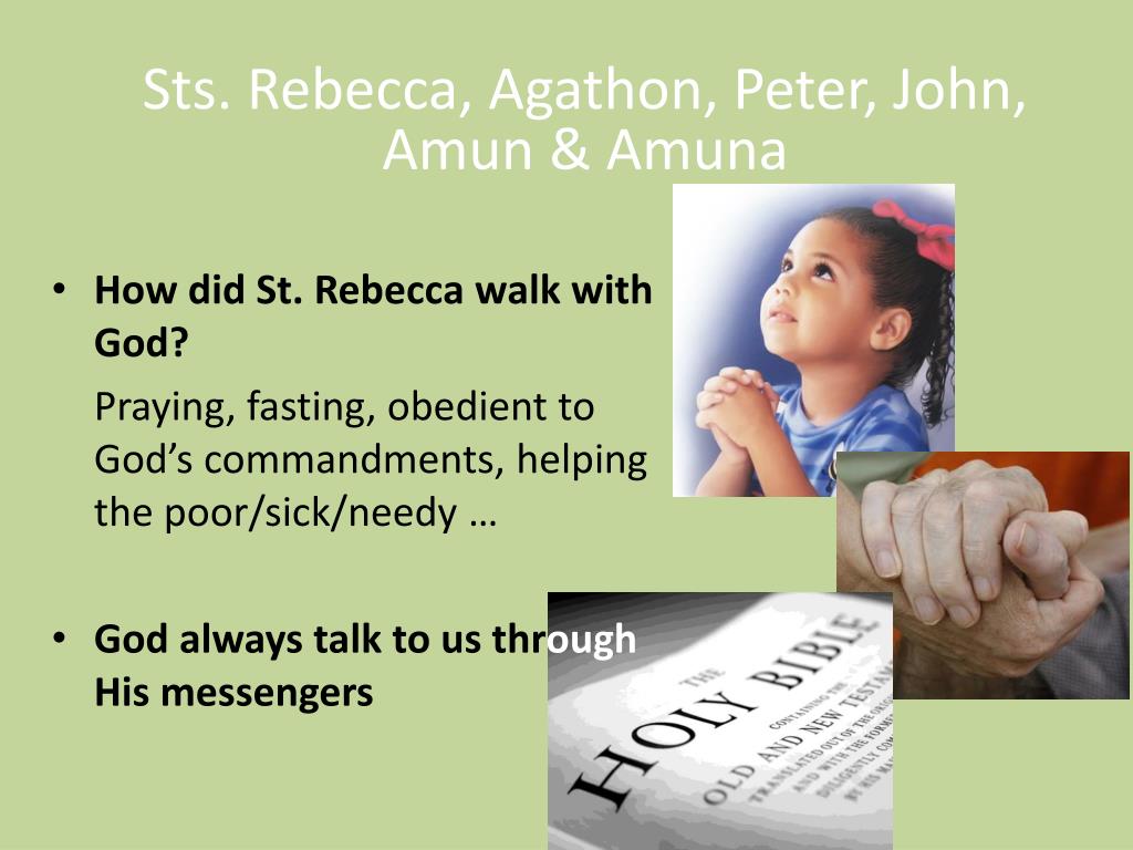 PPT - ST. REBECCA & Her 5 Children PowerPoint Presentation, free ...