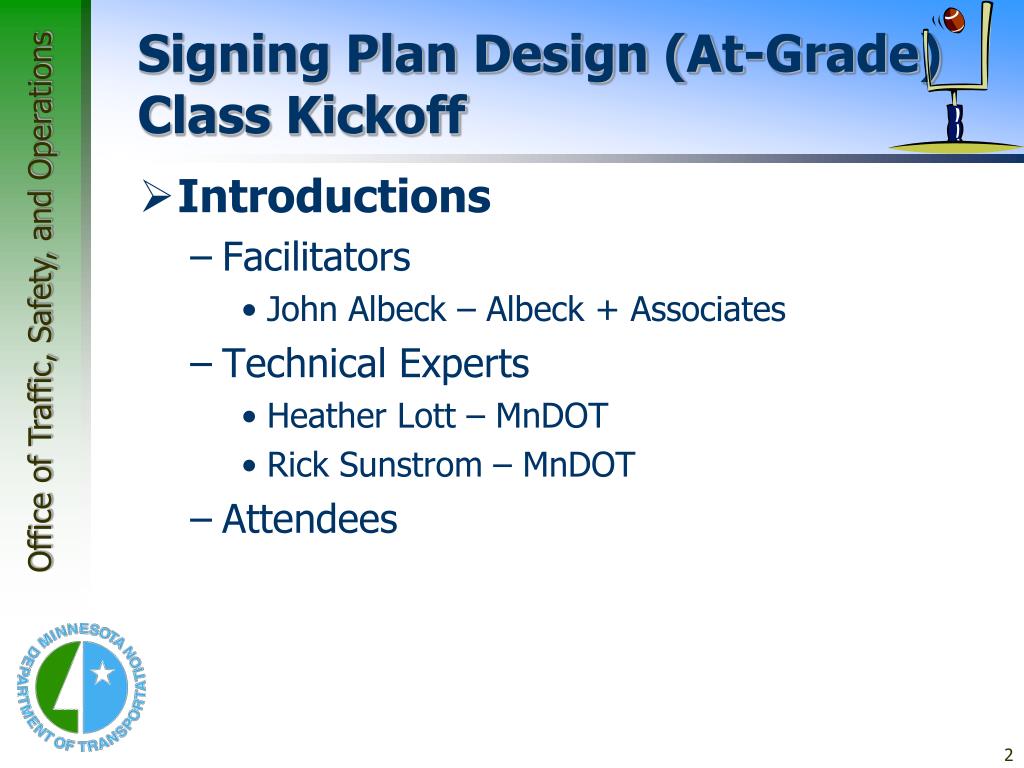 PPT - Signing Plan Design At-Grade PowerPoint Presentation, free ...