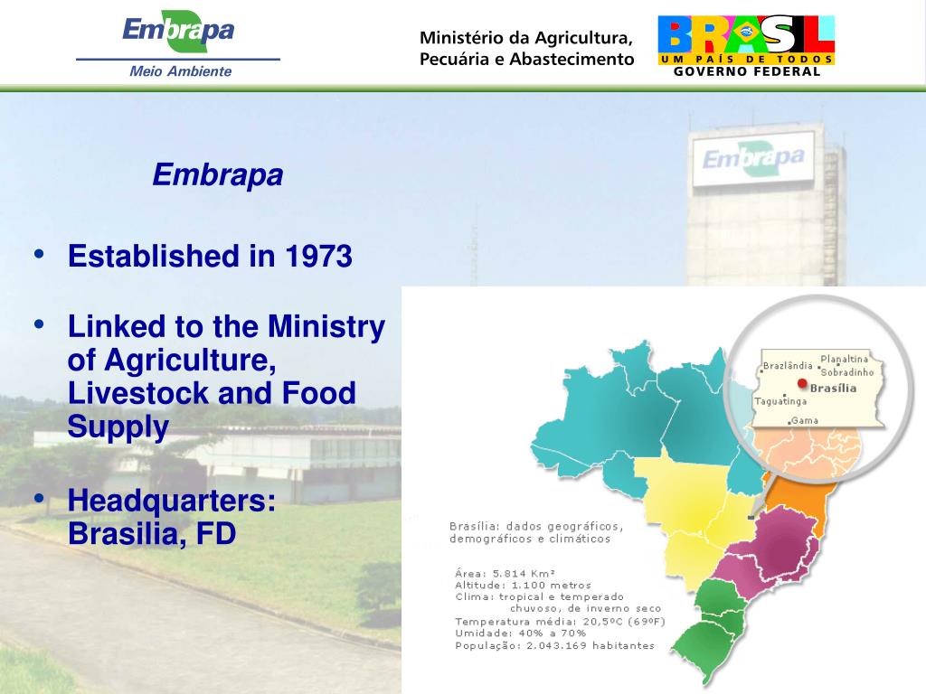 PPT - EMBRAPA Brazilian Agricultural Research Corporation PowerPoint ...