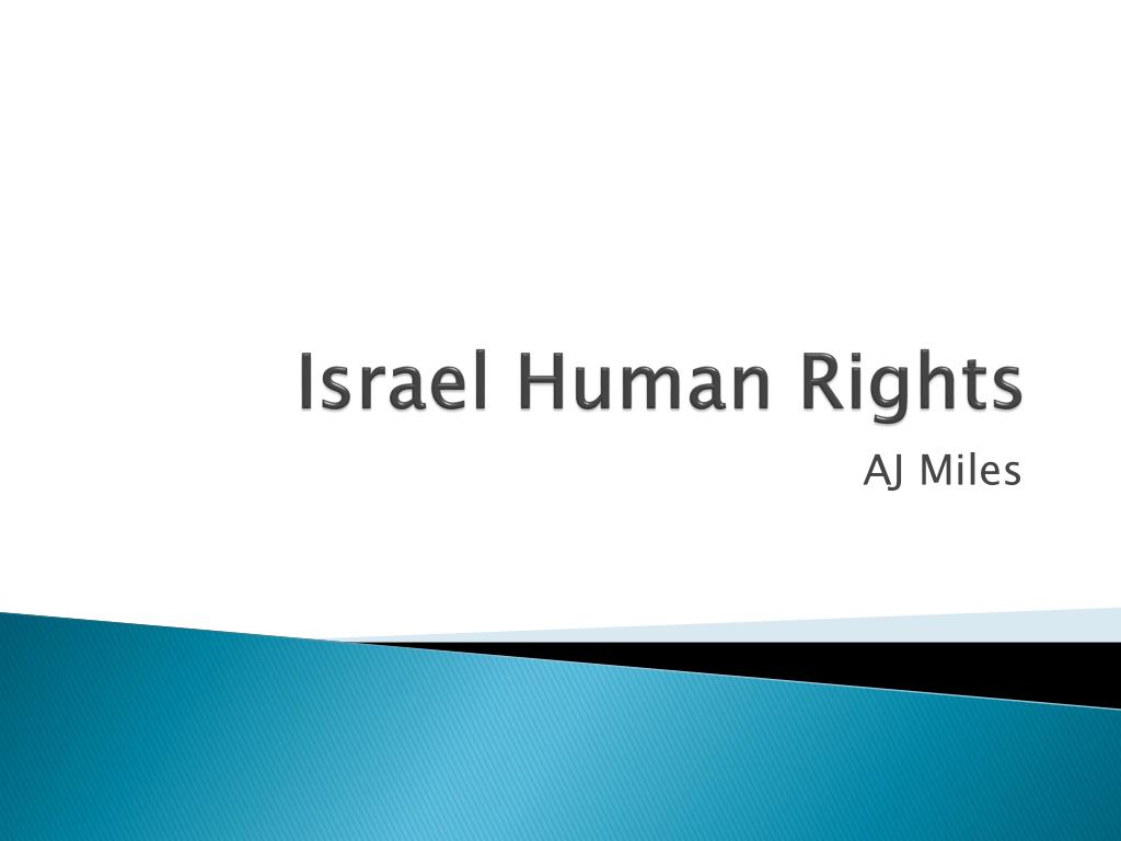 PPT - Israel Human Rights PowerPoint Presentation, free download - ID ...