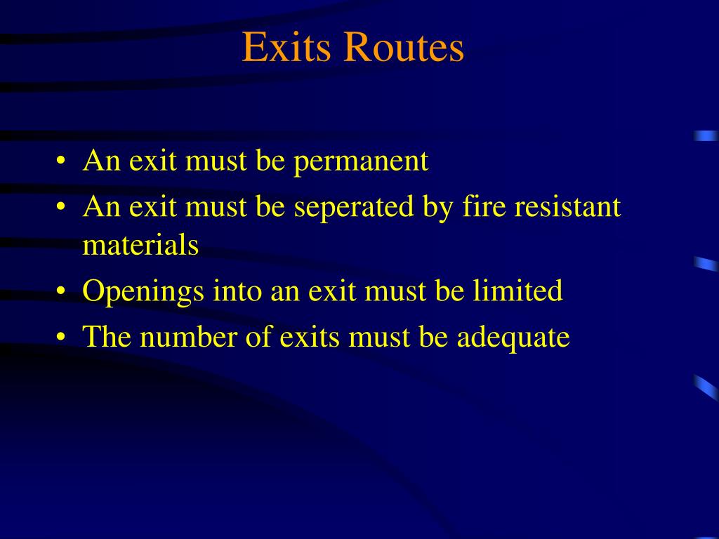 PPT - Exit Routes Emergency Action Plans Fire Prevention Plans Fire ... PPT - Exit Routes Emergency Action Plans Fire Prevention Plans Fire ...