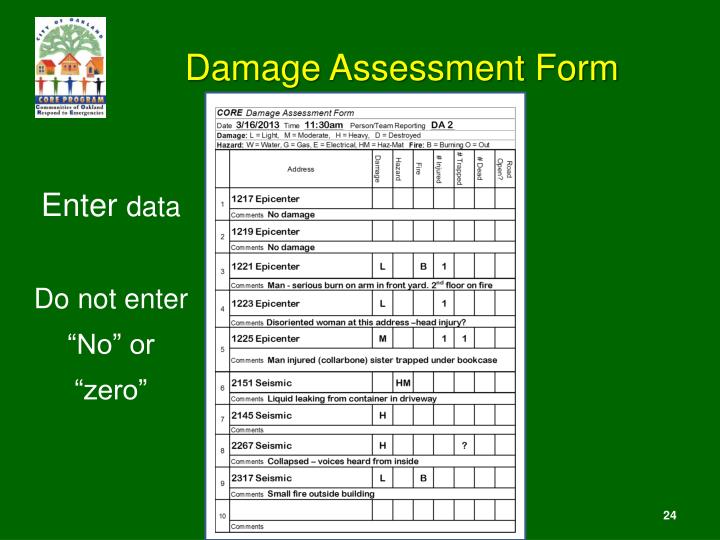 PPT - Size-up and Damage Assessment PowerPoint Presentation - ID:2749732