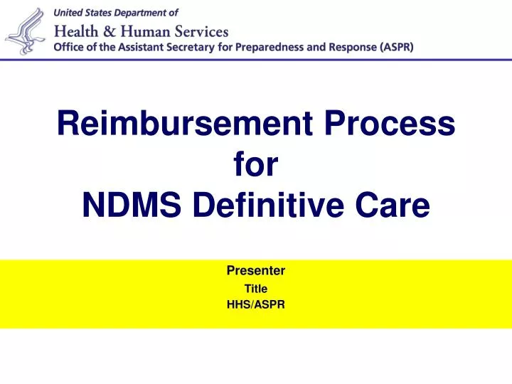 PPT - Presenter Title HHS/ASPR PowerPoint Presentation, free download ...
