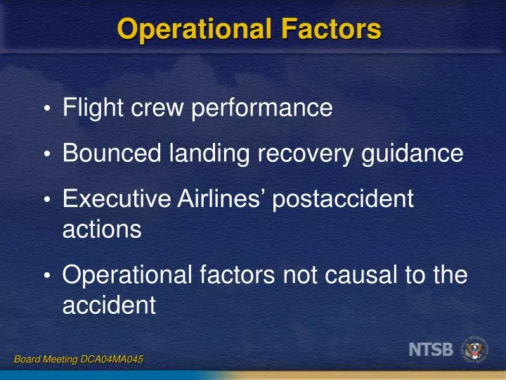 PPT - Operational Factors PowerPoint Presentation, free download - ID ...
