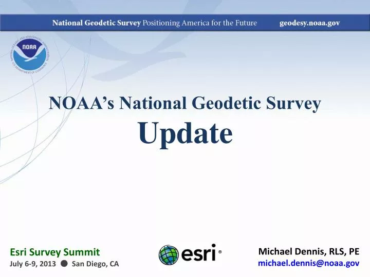PPT - NOAA’s National Geodetic Survey Update PowerPoint Presentation ...
