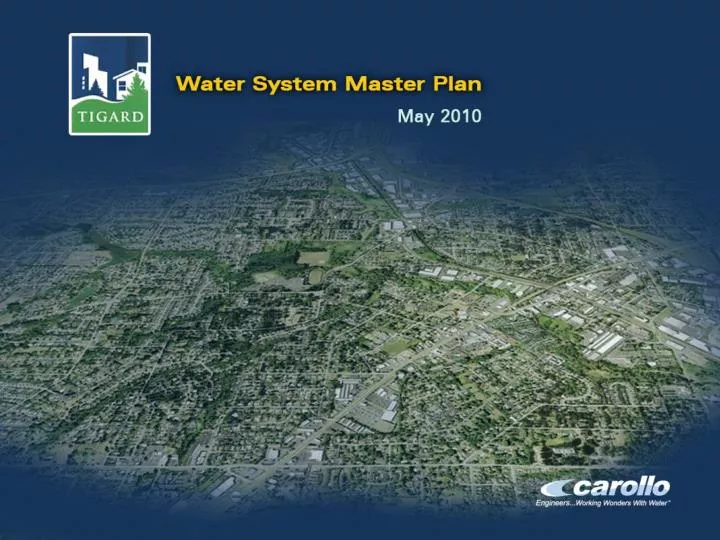 PPT - Components of a Water System Master Plan PowerPoint Presentation ...