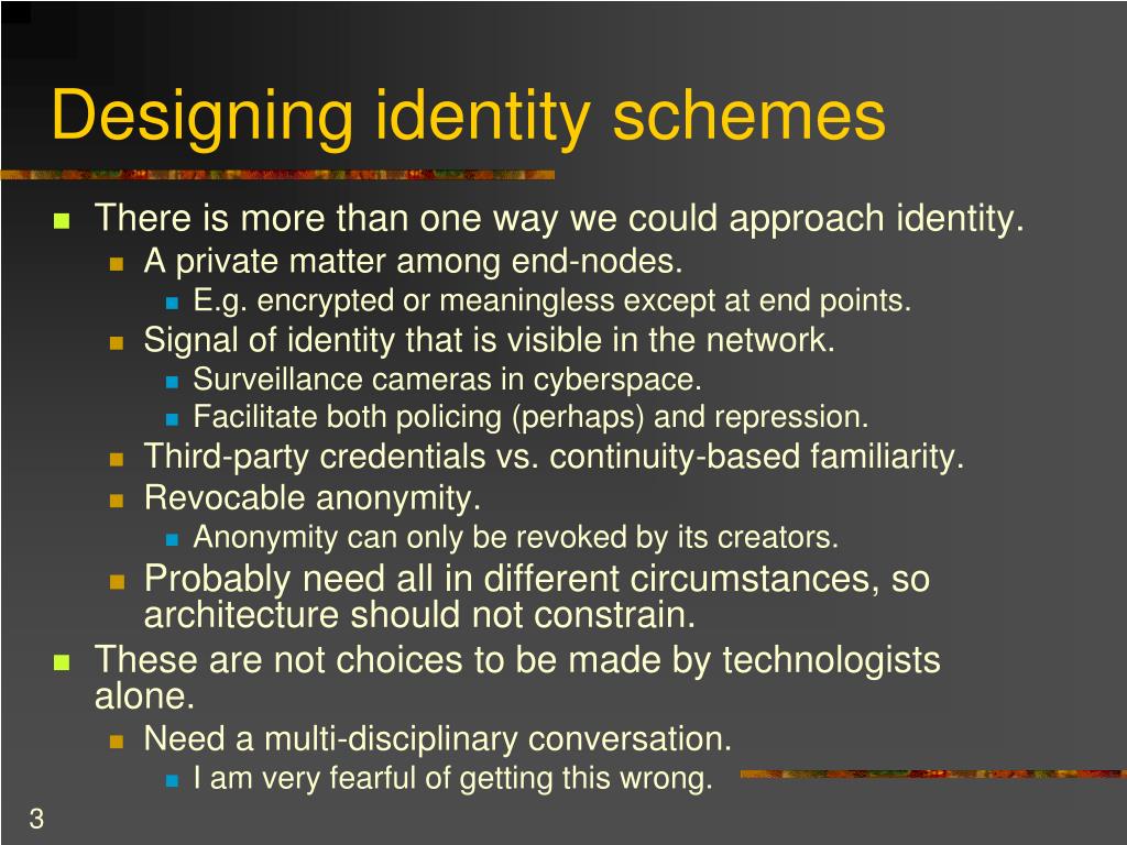 PPT - The role of identity PowerPoint Presentation, free download - ID ...