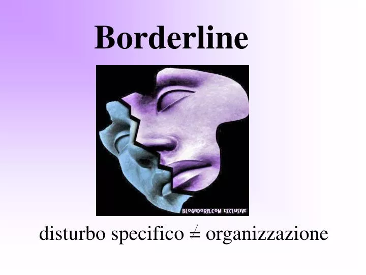 PPT - Borderline PowerPoint Presentation, free download - ID:2752180