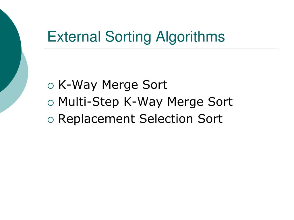 Ppt External Sorting Algorithms And Implementations Powerpoint Presentation Id2753041 1298