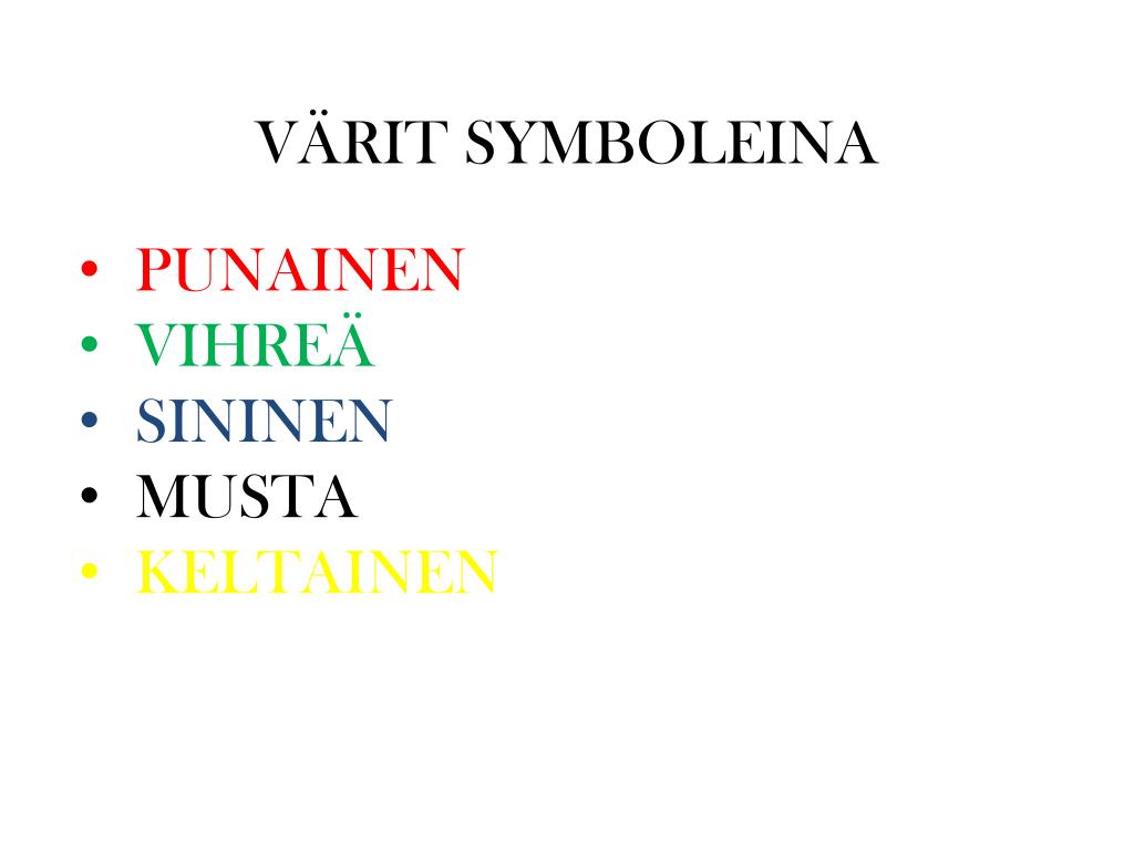 PPT - SYMBOLISMI PowerPoint Presentation, free download - ID:2753044