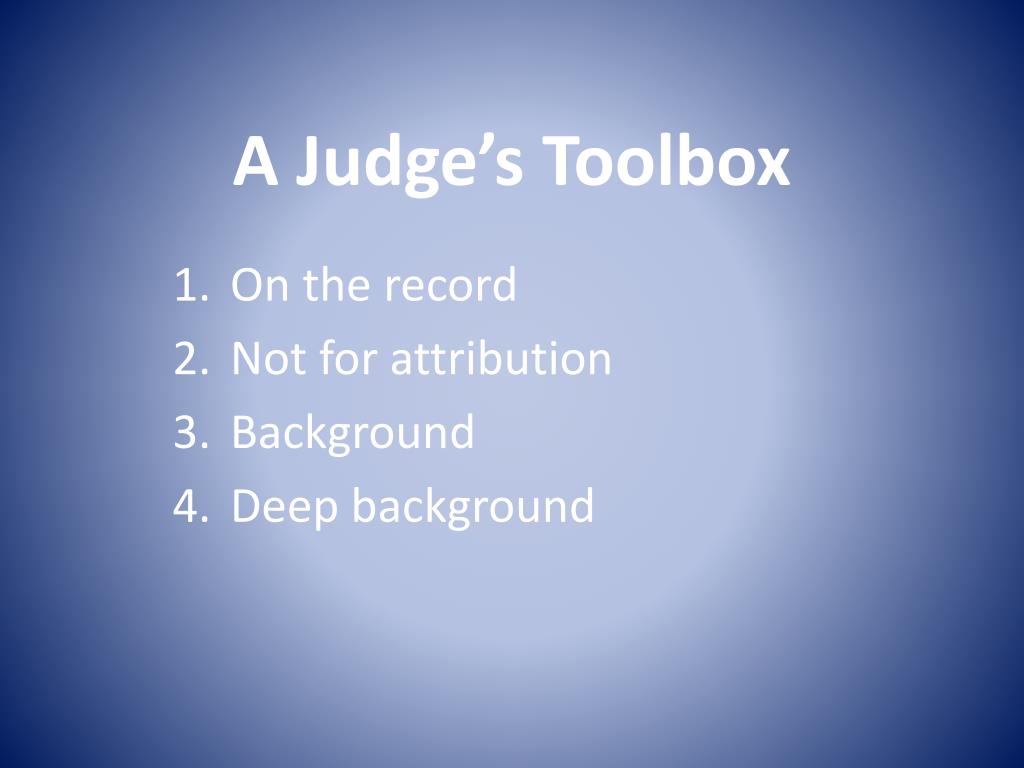 PPT - Ben Holden, Director Reynolds National Center for Courts and ...