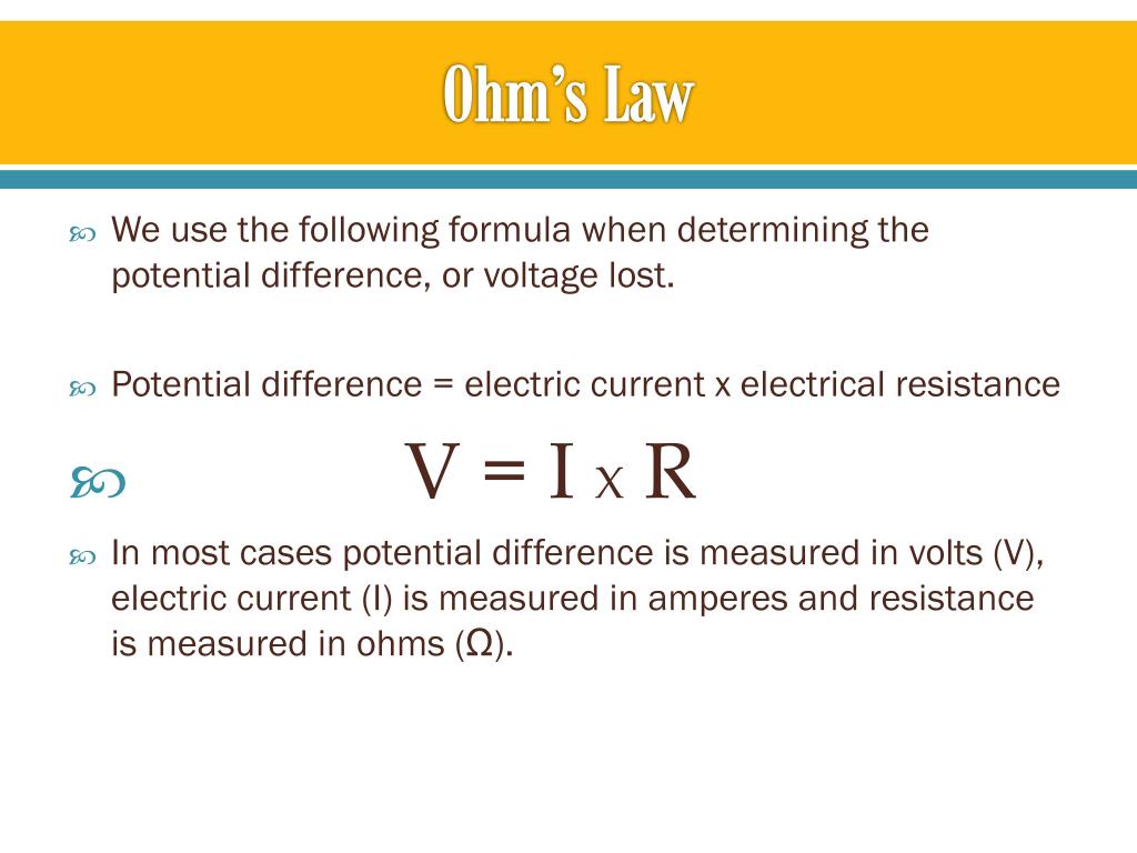 PPT - Electric Current, Resistance and Ohm’s law PowerPoint ...