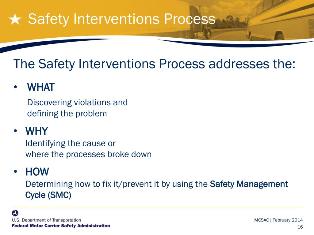 PPT - Motor Carrier Safety Advisory Council February 12, 2014 ...