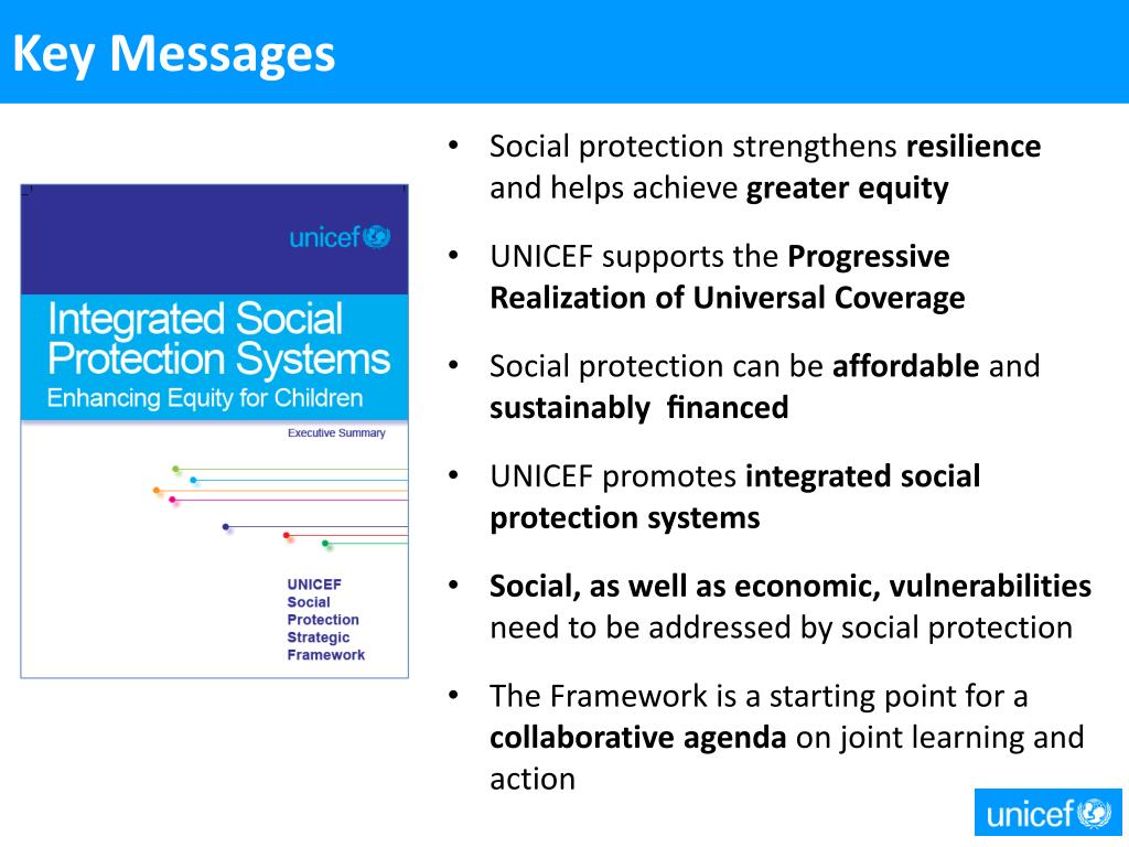 PPT - UNICEF Social Protection Work an overview Show and Tell on Social ...