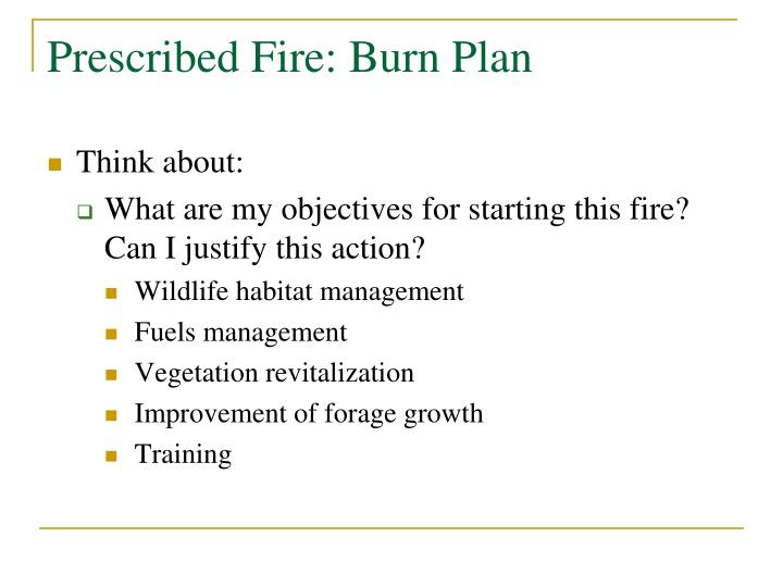 PPT - Prescribed Fire: A Tool For Ecosystem Management PowerPoint ...