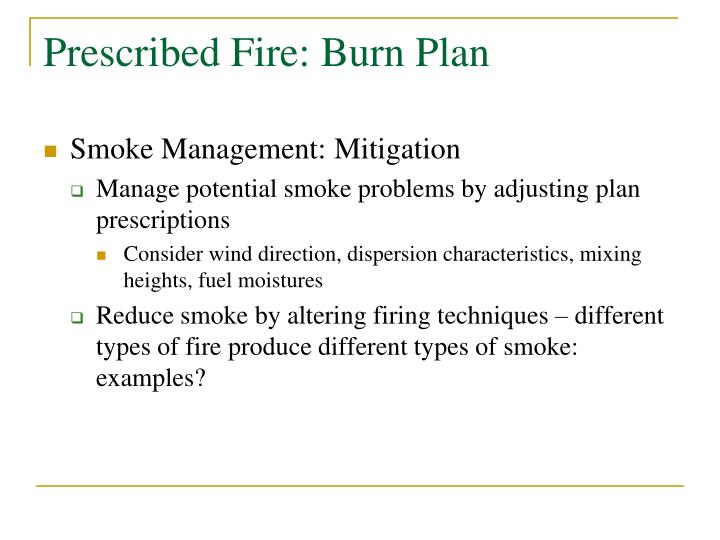 PPT - Prescribed Fire: A Tool For Ecosystem Management PowerPoint ...