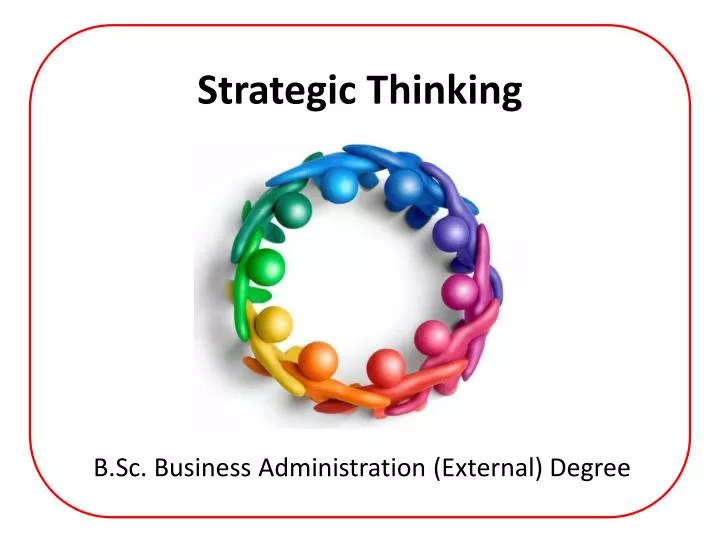 PPT - Strategic Thinking PowerPoint Presentation, free download - ID ...