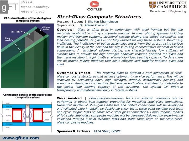 PPT - Steel-Glass Composite Structures PowerPoint Presentation, free ...