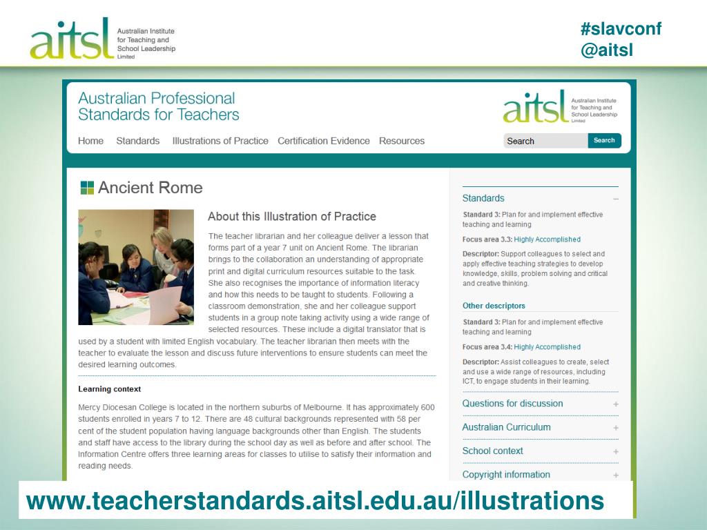 PPT - Australian Professional Standards for Teachers PowerPoint ...