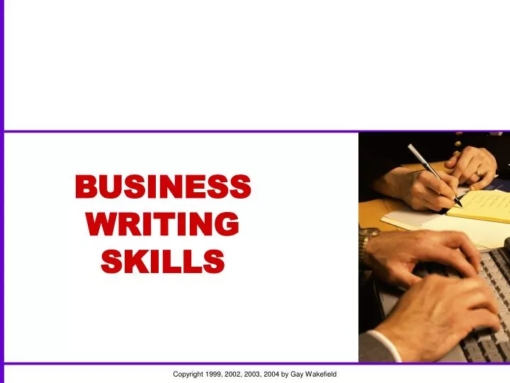PPT - BUSINESS WRITING SKILLS PowerPoint Presentation, free download ...