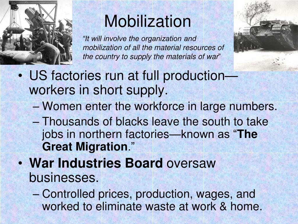 PPT - World War I Comes to America PowerPoint Presentation, free ...