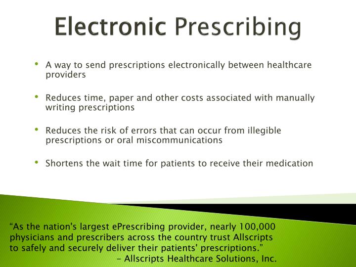 PPT - About Allscripts PowerPoint Presentation - ID:2756280