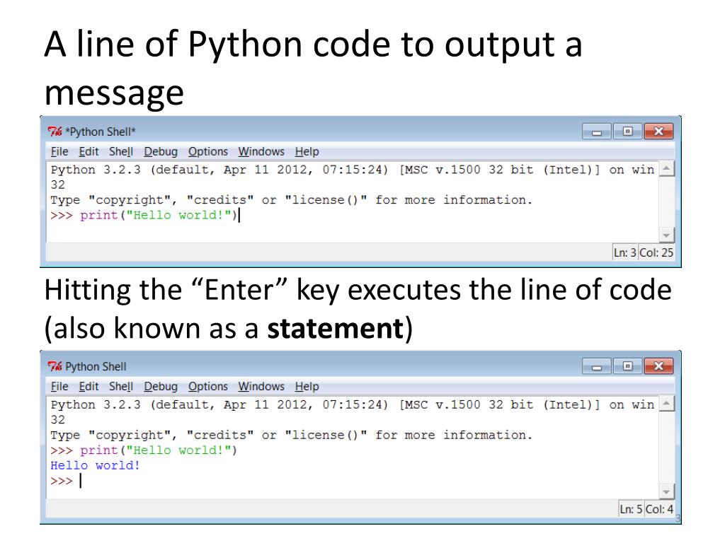 Ppt Introduction To Python And Idle The Ide For Python Powerpoint Presentation Id2756619