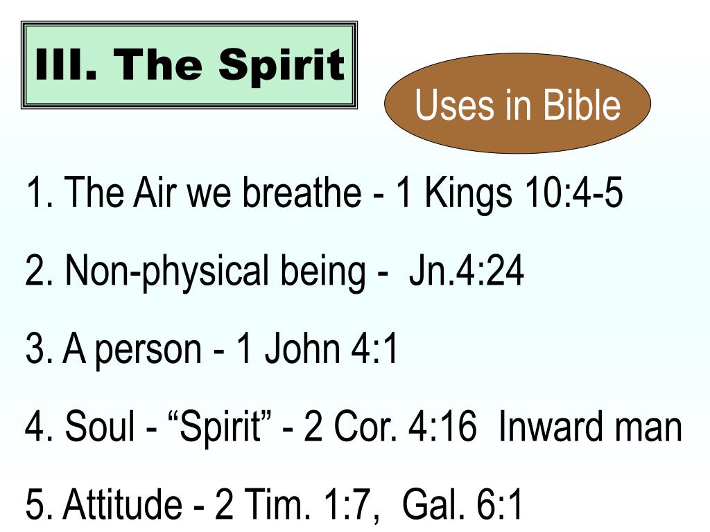 PPT - Body, Soul and Spirit PowerPoint Presentation, free download - ID ...