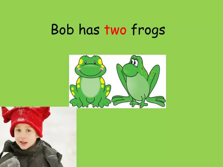 PPT - Bob has two frogs PowerPoint Presentation, free download - ID:2756927