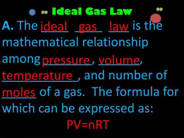 PPT - Ideal Gas Law PowerPoint Presentation, free download - ID:2757308