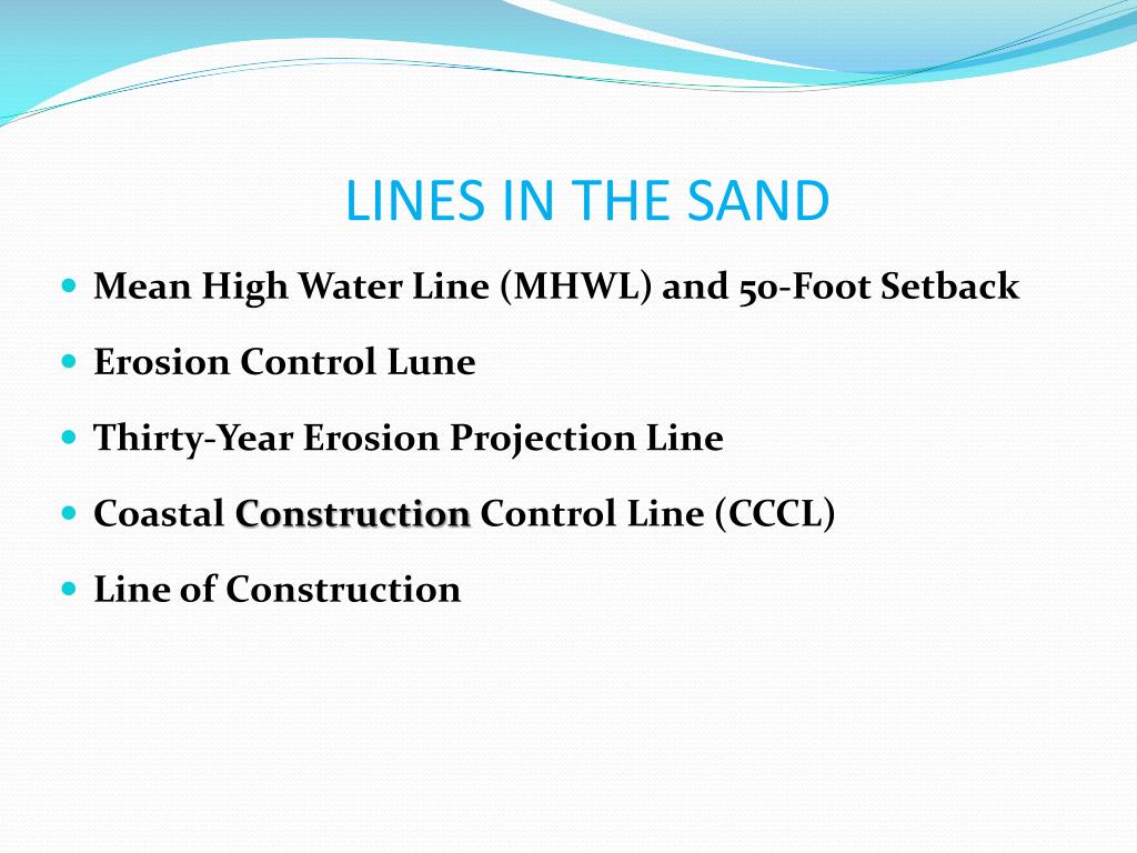 PPT - Florida Coastal Construction Permitting and Sovereign Submerged ...