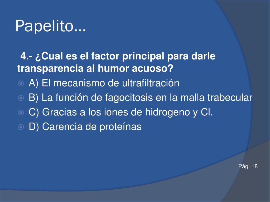 PPT - Fisiología del humor acuoso PowerPoint Presentation, free ...
