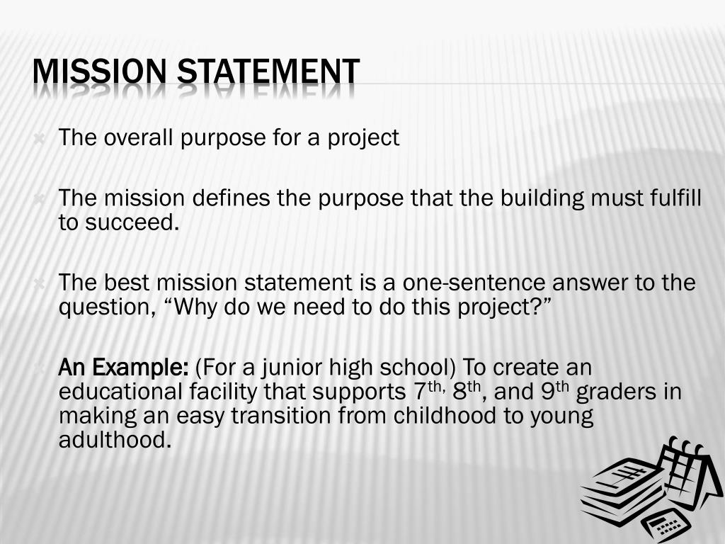 PPT - Developing a mission statement Hotel Project Arch 501 / fcsid 424 ...