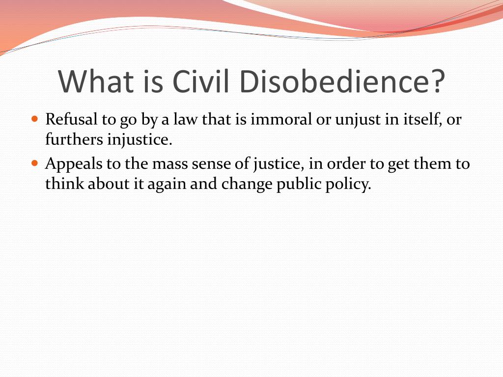PPT - Civil Disobedience & The American Revolution PowerPoint ...