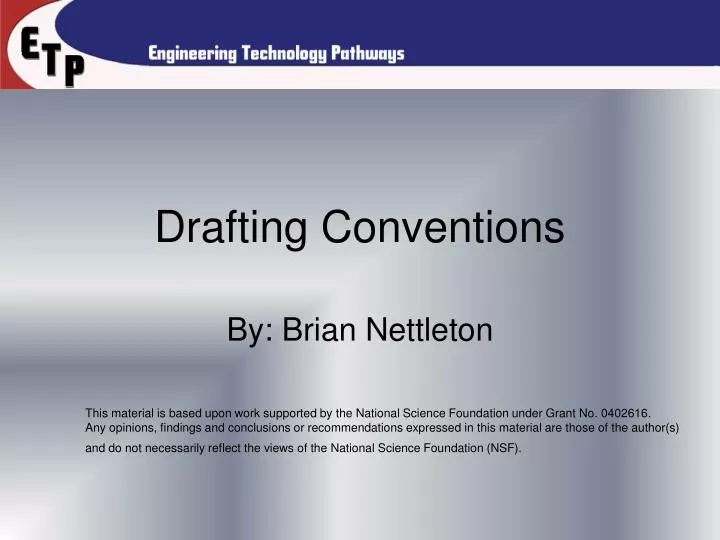 PPT - Drafting Conventions PowerPoint Presentation, free download - ID ...