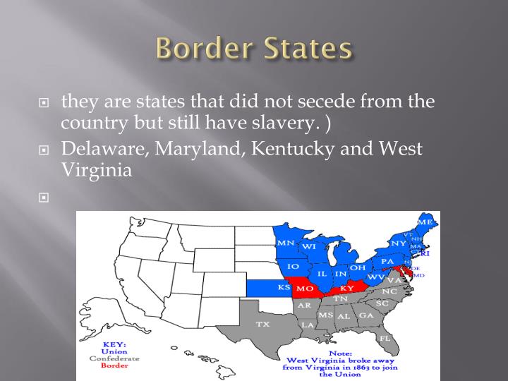 American Civil War Border States