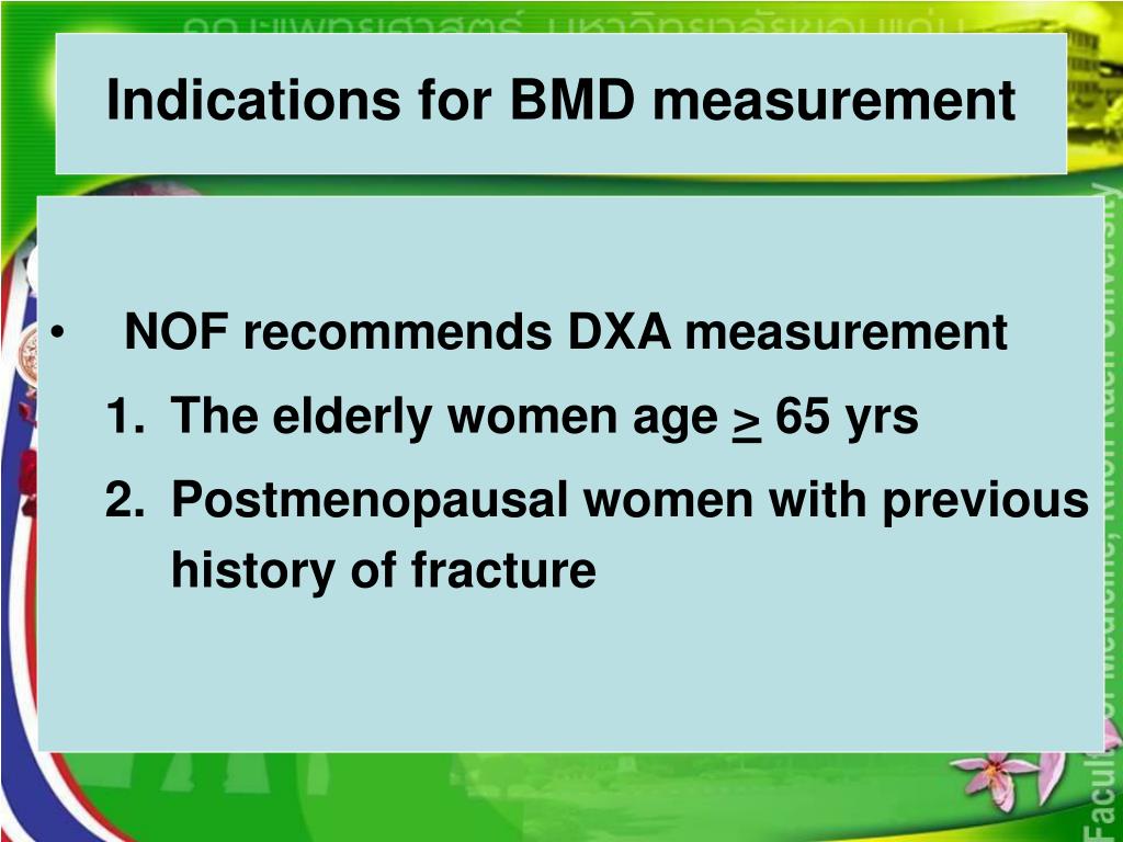 PPT - Osteoporosis Diagnosis by DEXA and Ultrasound Measurement ...